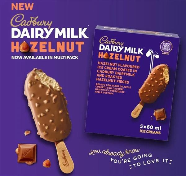 Share the Crunch: Cadbury Dairy Milk Hazelnut Ice Cream Arrives in New ...