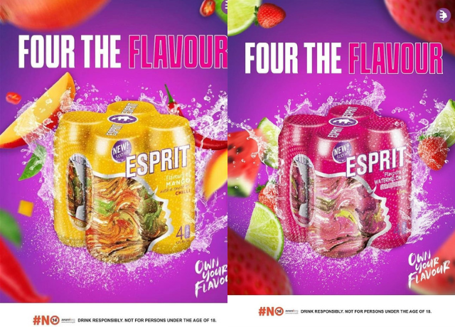Esprit launches exciting new 500ml 4-pack — www.guzzle.co.za