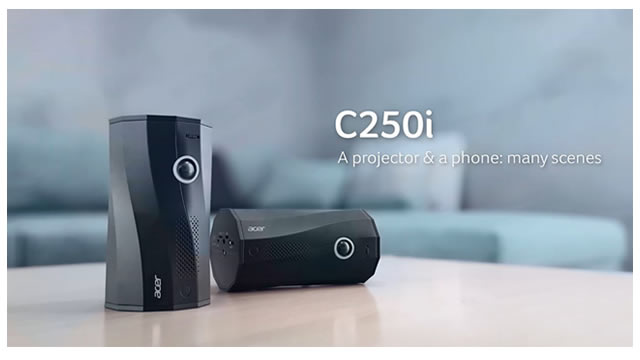 Acer launches a portable projector for your smartphone, the Acer C250i ...