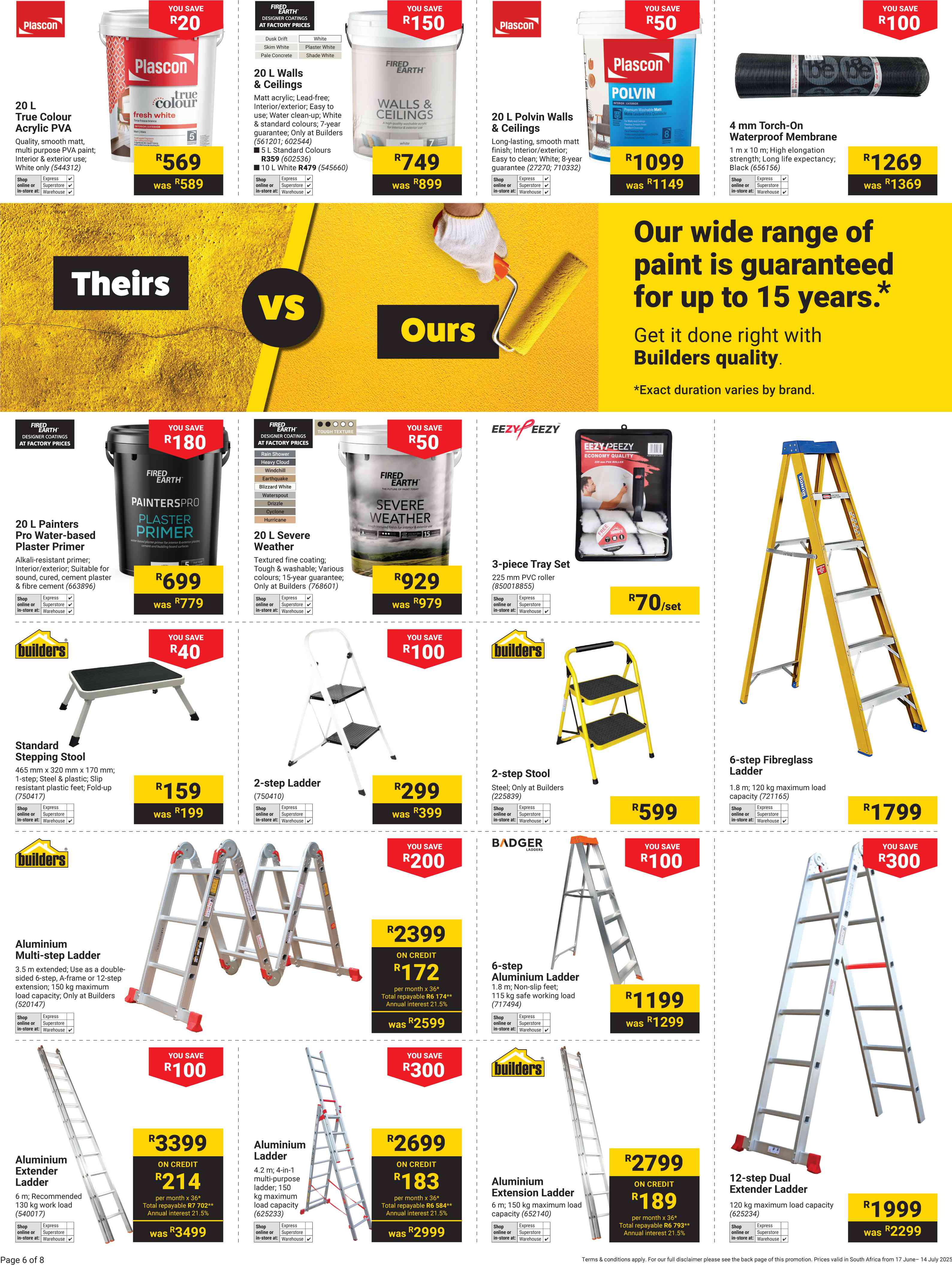 Builders | Shop DIY, Paint and Building Materials Online