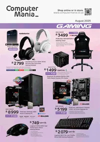 Computer Mania : Gaming (01 August - 31 August 2025) — www.guzzle.co.za