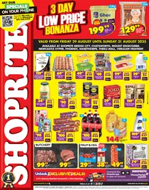 Shoprite KwaZulu-Natal : Low Price Bonanza (29 August - 31 August 2025 ...