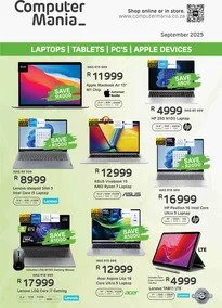 Computer Mania : Laptops & PC's (01 September - 30 September 2025 While Stocks Last) — www ...