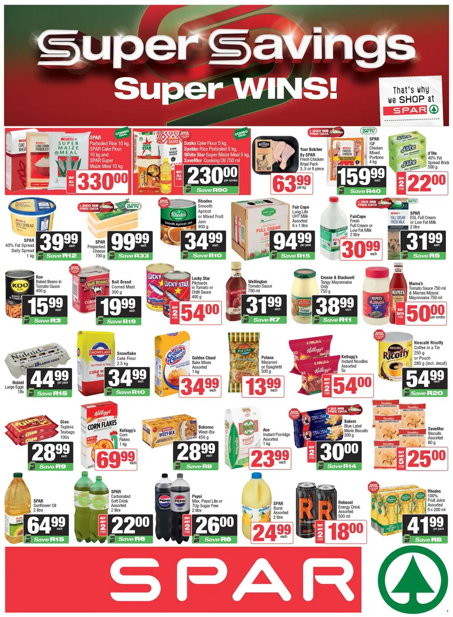 SPAR & SUPERSPAR Western Cape : Super Savings (08 October - 20 October ...