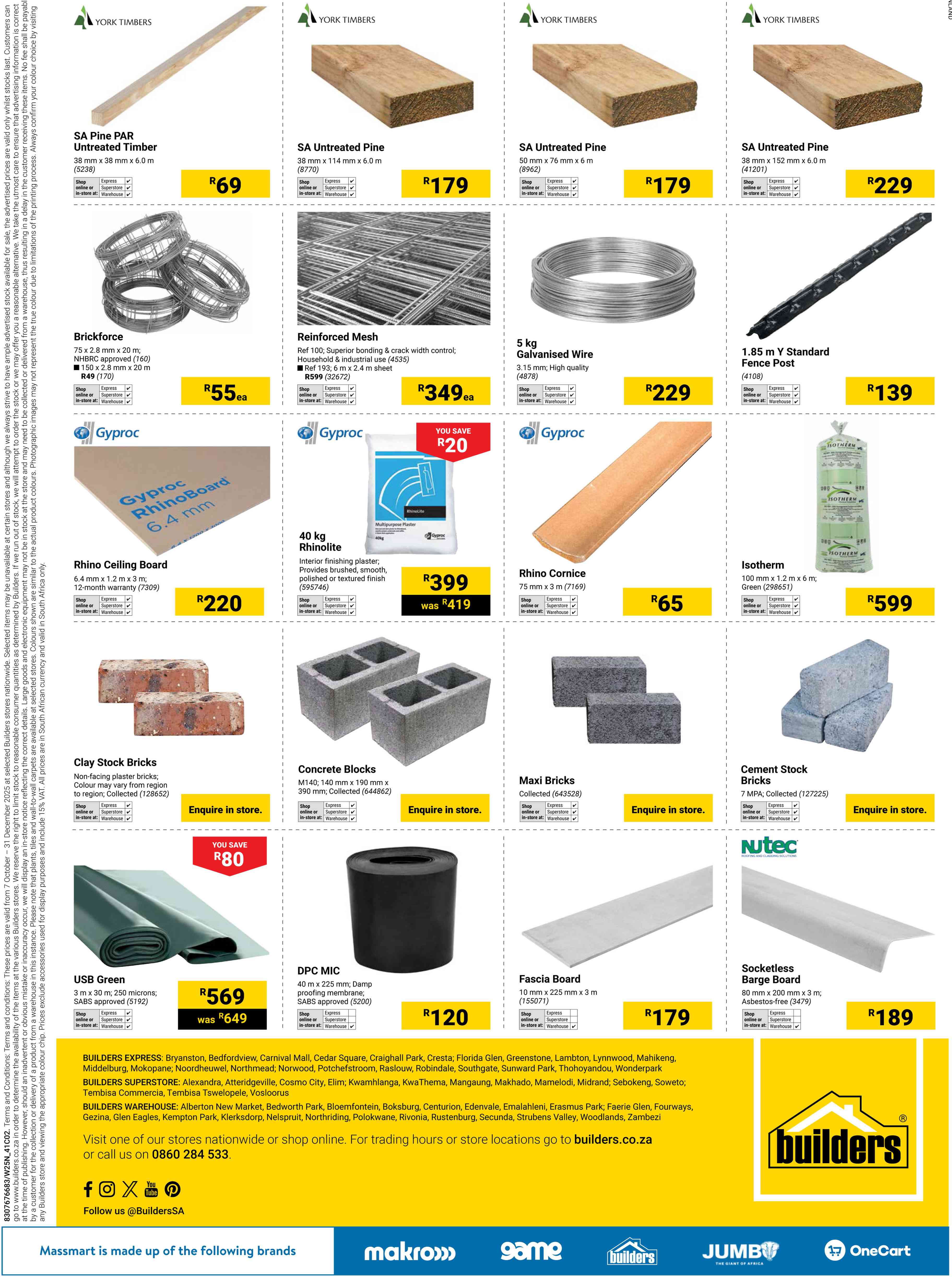 DIY Specials | Catalogue | SA Promotional Leaflets | Builders