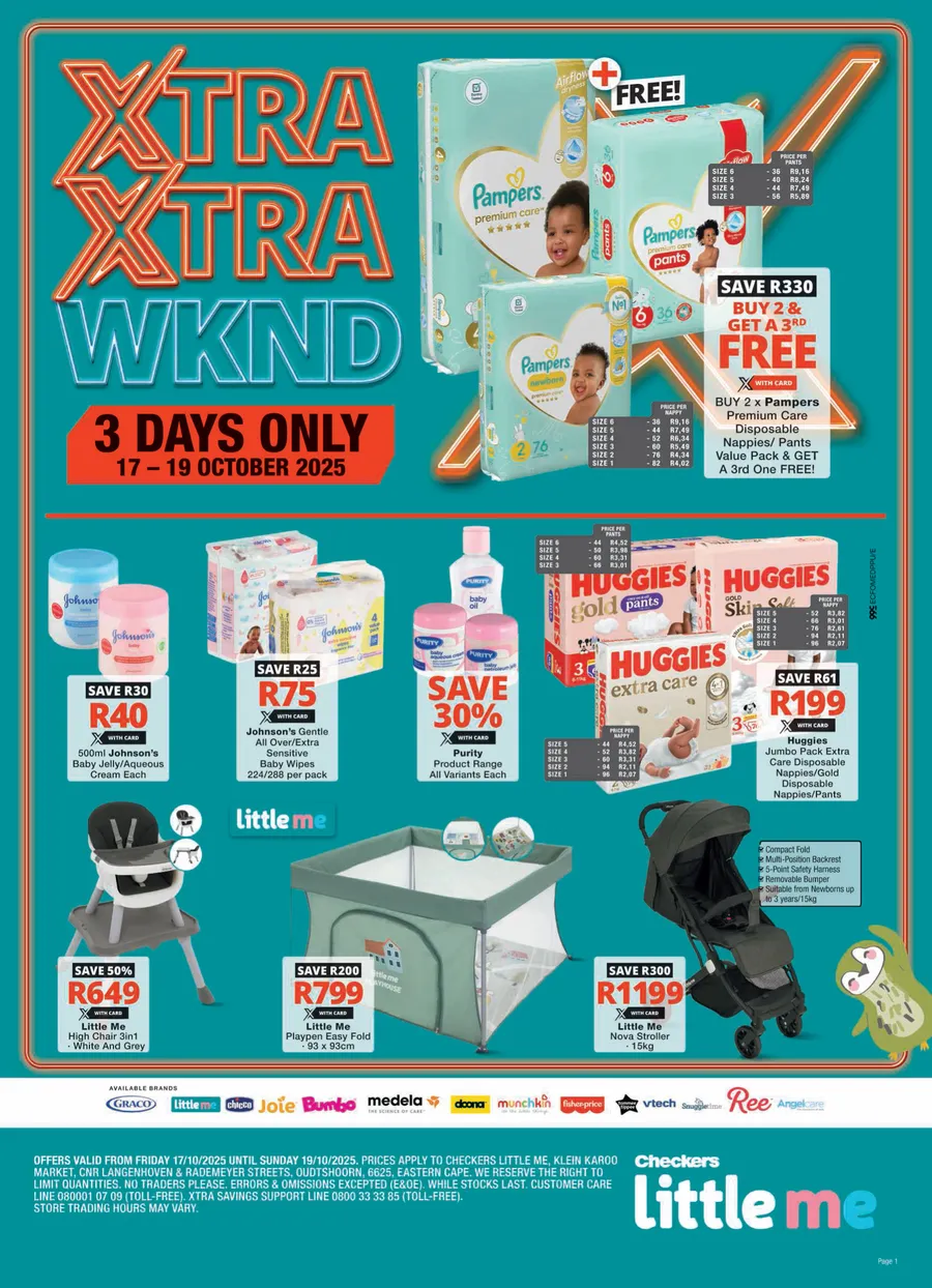 Checkers Eastern Cape : Little Me Xtra Weekend (17 October - 19 October ...