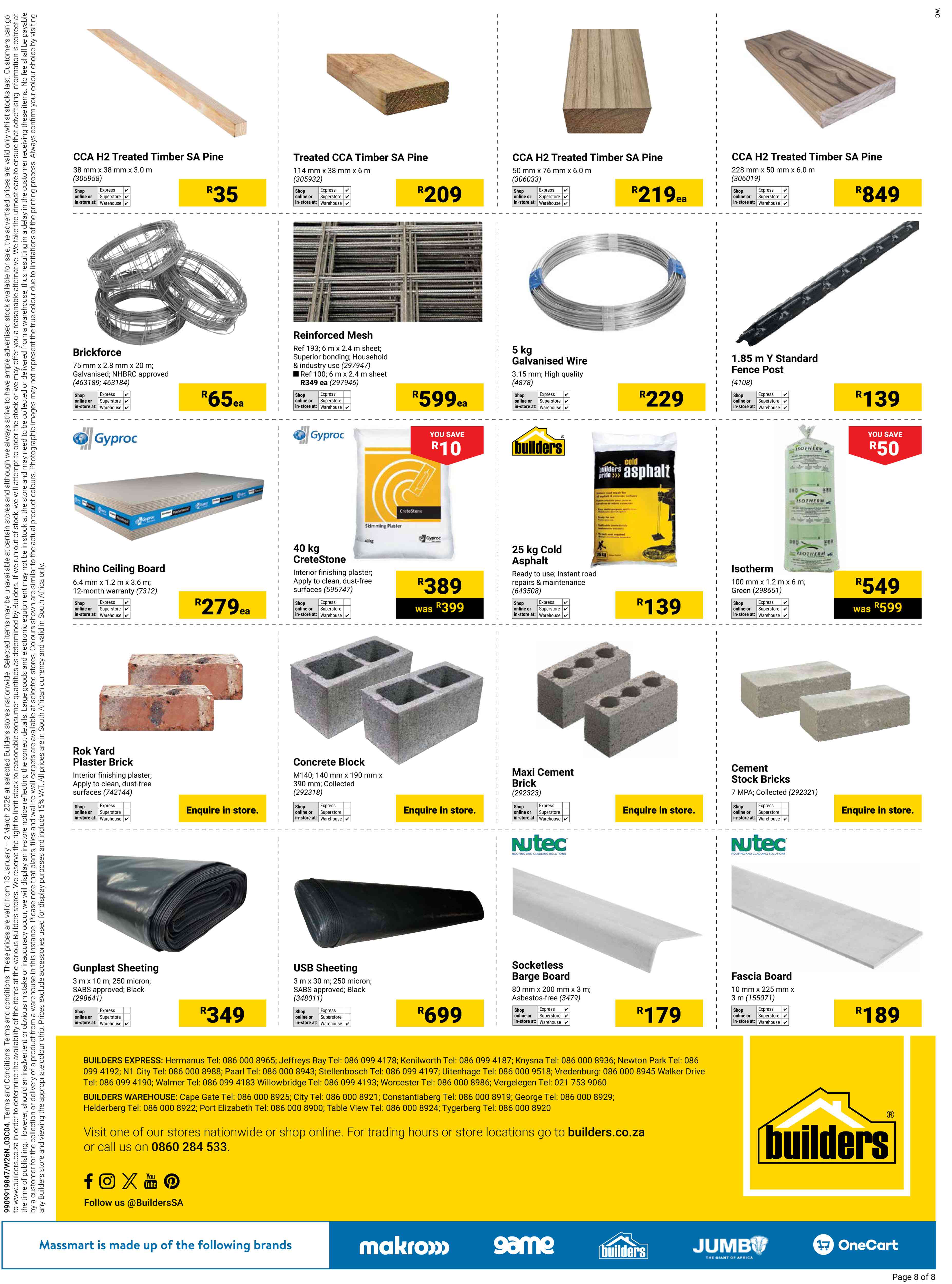 DIY Specials | Catalogue | SA Promotional Leaflets | Builders
