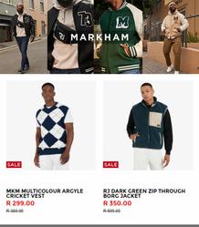 Markham : Sale (Request Valid Dates From Retailer) — www.guzzle.co.za