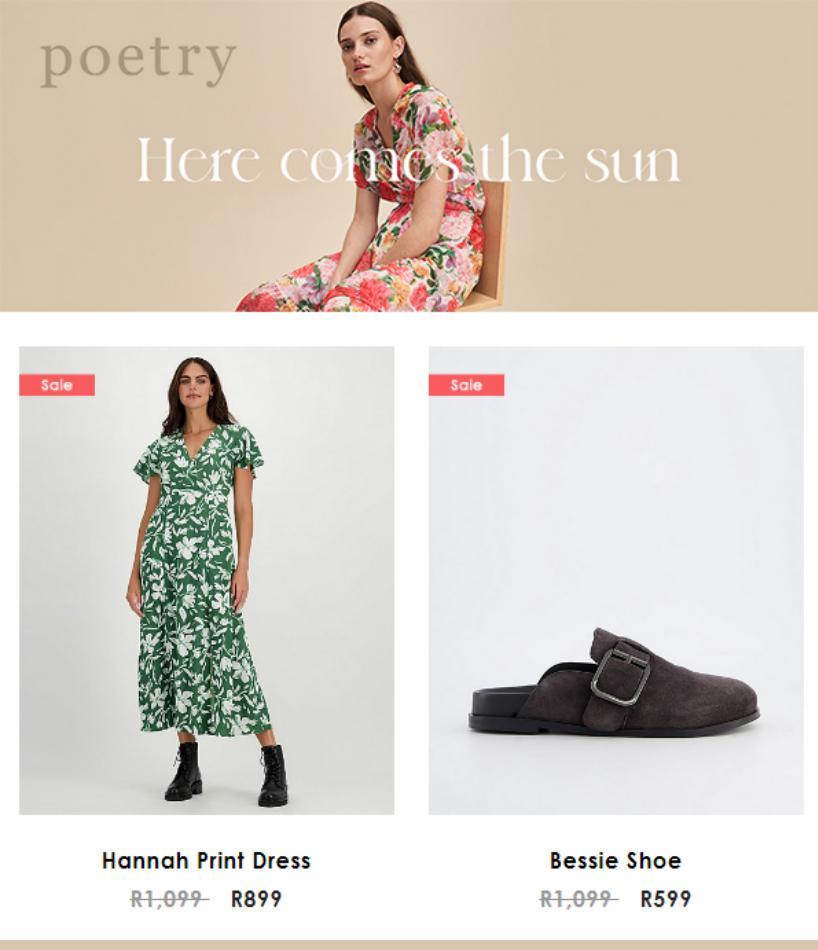 Poetry : Here Comes The Sun (Request Valid Dates From Retailer) — m ...