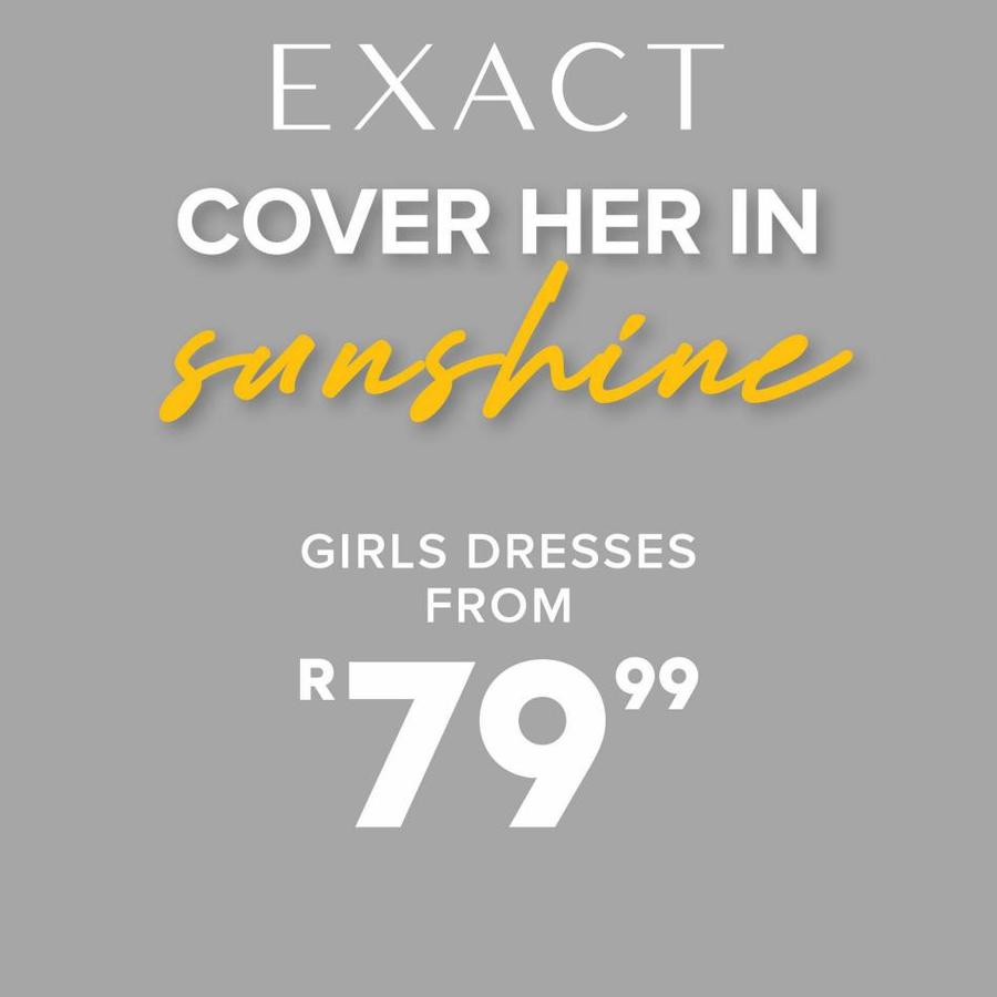 Exact : Cover Her In Sunshine (Request Valid Dates From Retailer) — m ...