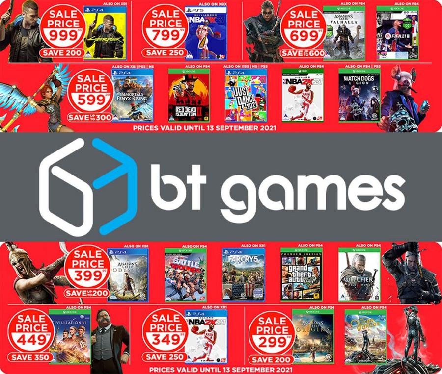 BT Games : New (Request Valid Dates From Retailer) — m.guzzle.co.za