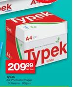 Special Typek A4 Photostat Paper 80gsm 5 Reams-Per Box — www.guzzle.co.za