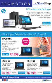 First Shop : HP Laptops And Desktops Promo (28 Feb - 7 Mar 2019) — www ...