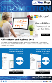 First Shop : Microsoft Promo (11 Feb - 28 Feb 2020) — www.guzzle.co.za
