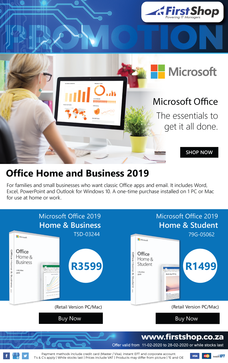 First Shop : Microsoft Promo (11 Feb - 28 Feb 2020) — m.guzzle.co.za
