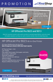 First Shop : HP Printer Promo (6 Aug - 13 Aug 2019) — www.guzzle.co.za