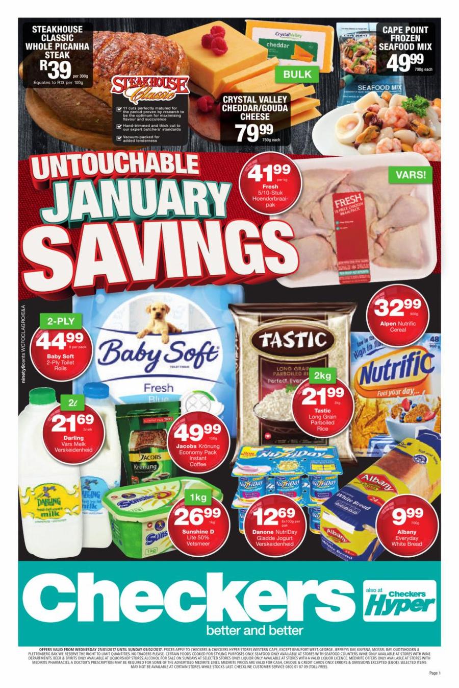 Checkers Western Cape : January Savings (25 Jan - 05 Feb 2017) — m ...