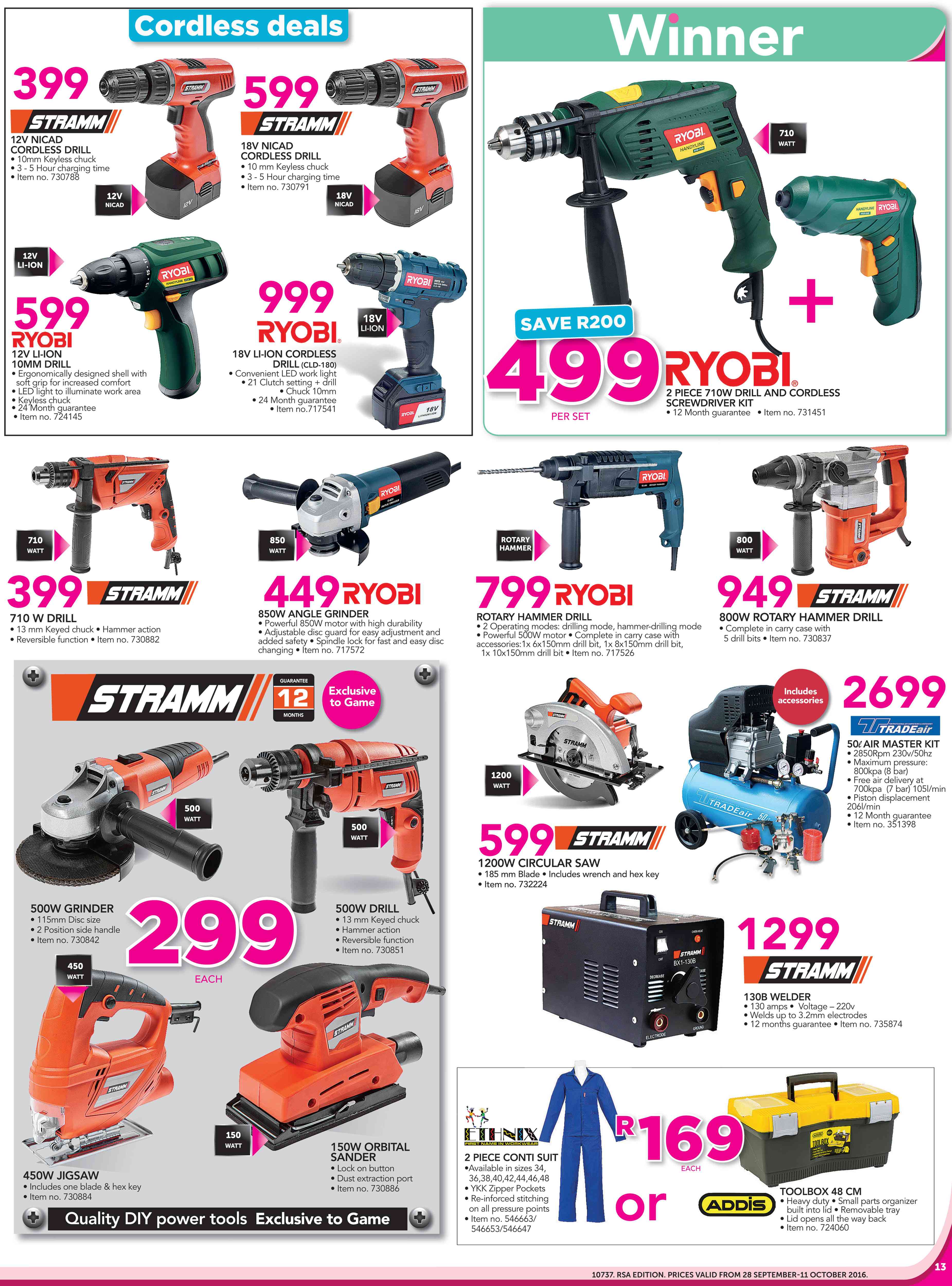 Special Stramm 500W Drill — www.guzzle.co.za