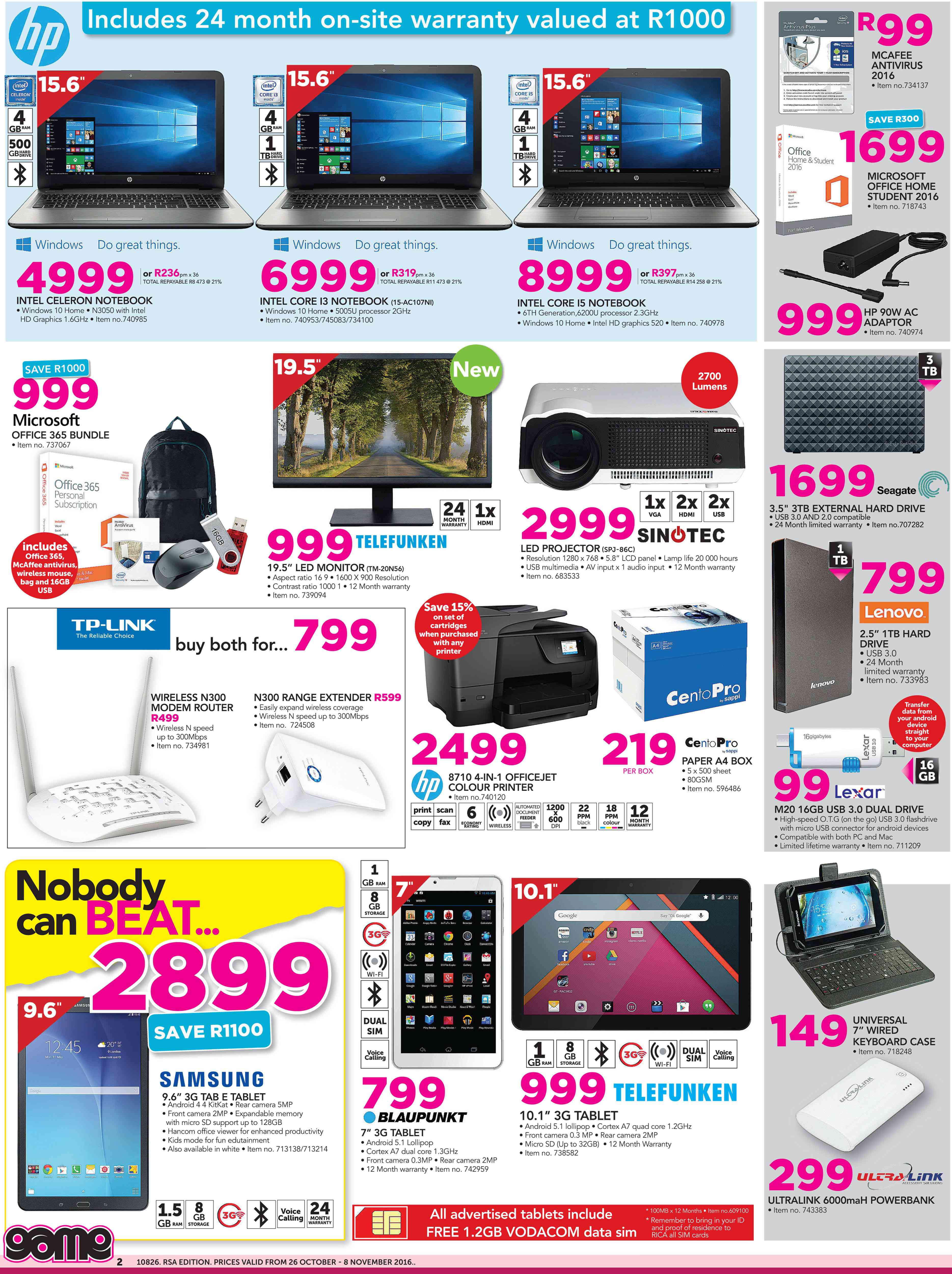 Special Sinotec LED Projector SPJ-86C — www.guzzle.co.za