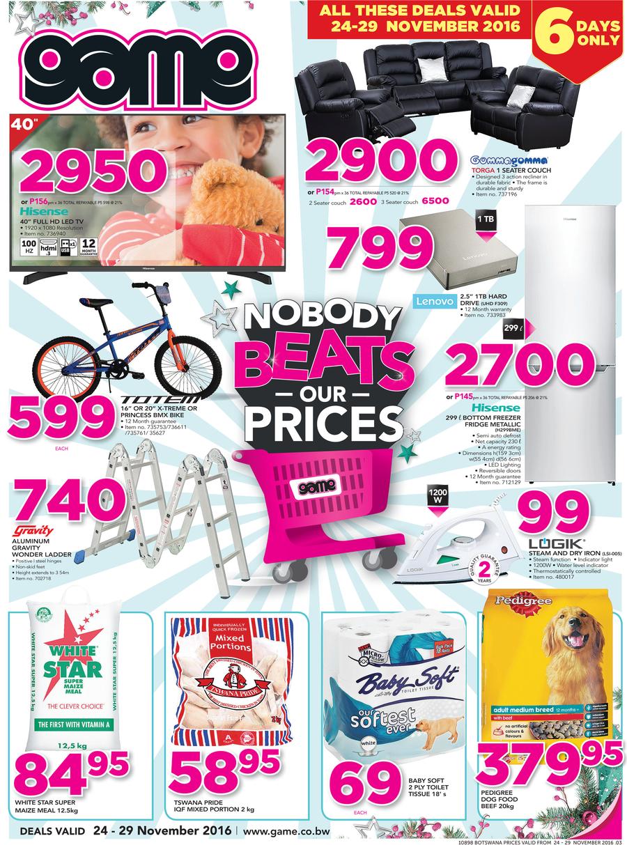 Game Stores Botswana, Francistown (+267 2415669) Game Stores Botswana, Francistown (+267 2415669)