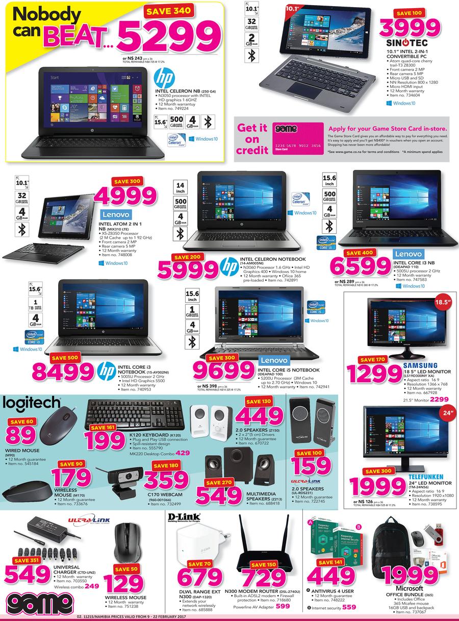 Game Namibia | Specials