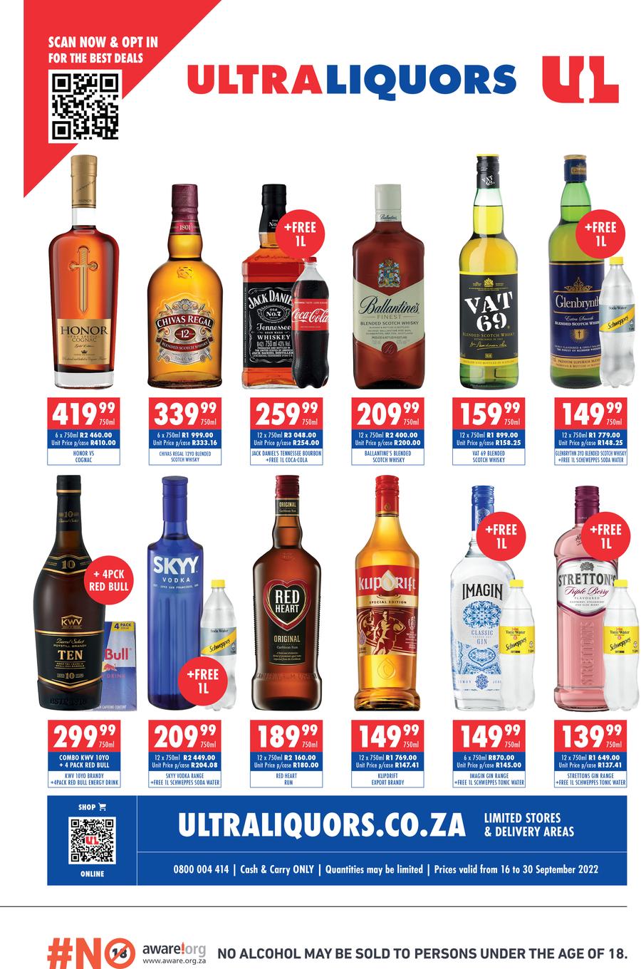 Ultra Liquors : Specials (16 September - 30 September 2022) — m.guzzle ...