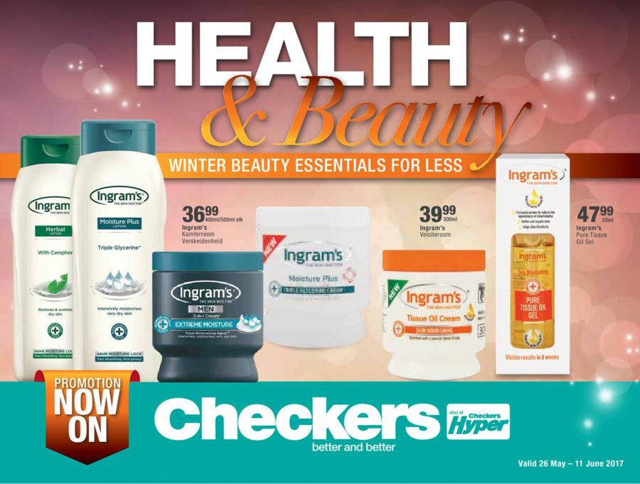 Checkers : Health & Beauty (26 May - 11 Jun 2017) — m.guzzle.co.za