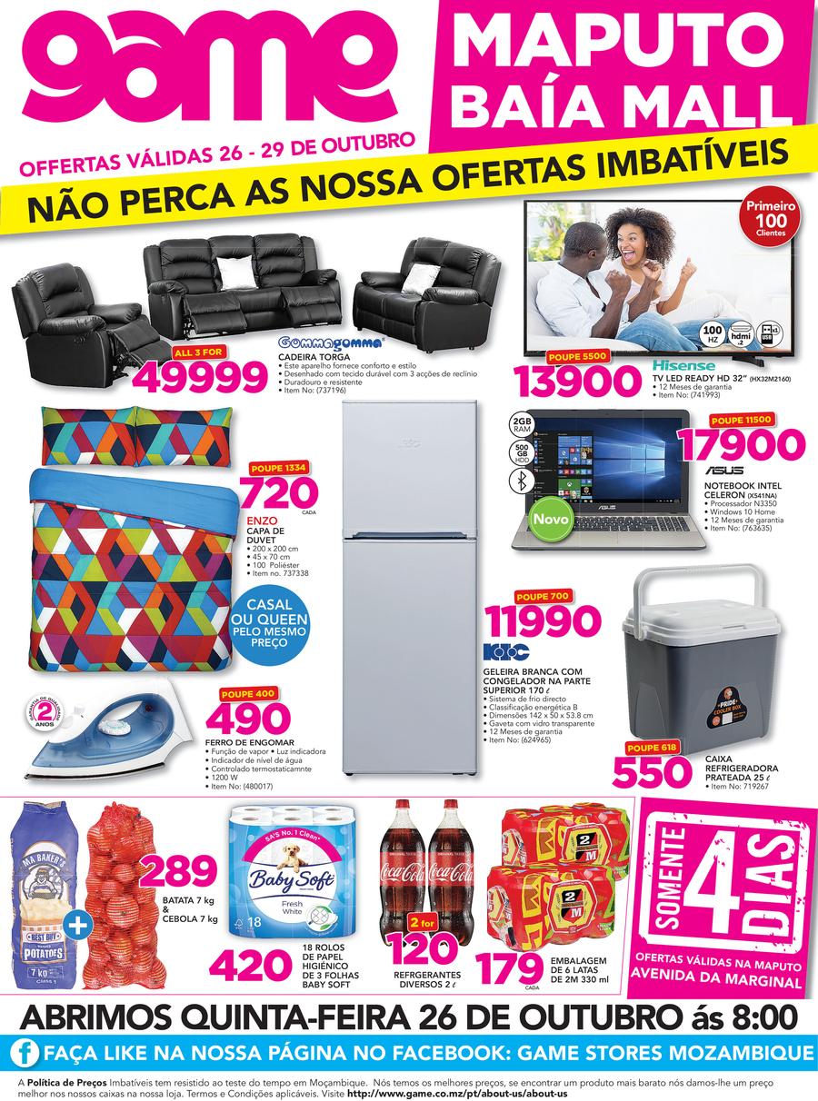 Game Mozambique : Maputo Opening (26 Oct - 29 Oct 2017) — m.guzzle.co.za