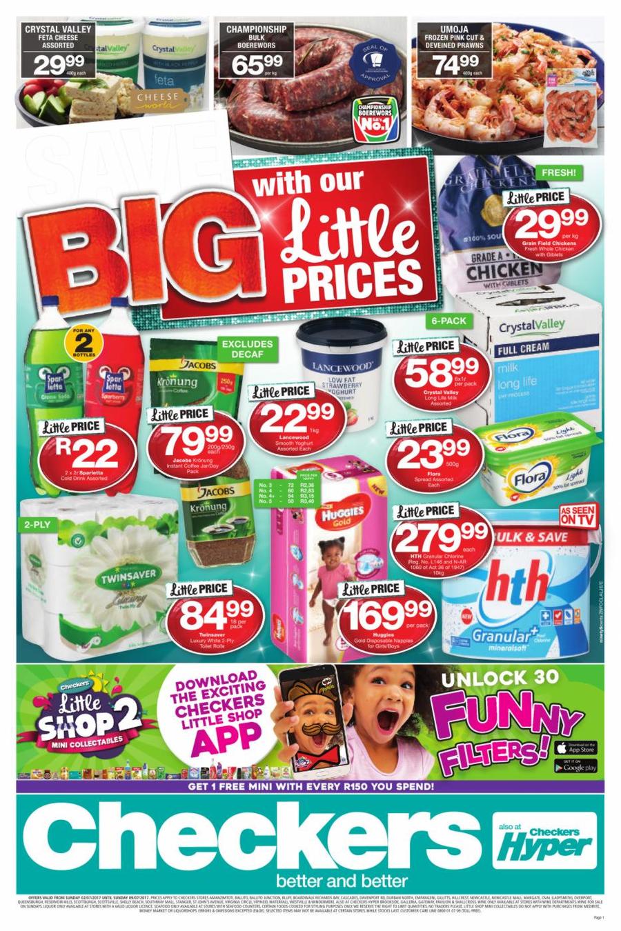 Checkers KZN : Little Prices (02 Jul - 09 Jul 2017) — m.guzzle.co.za