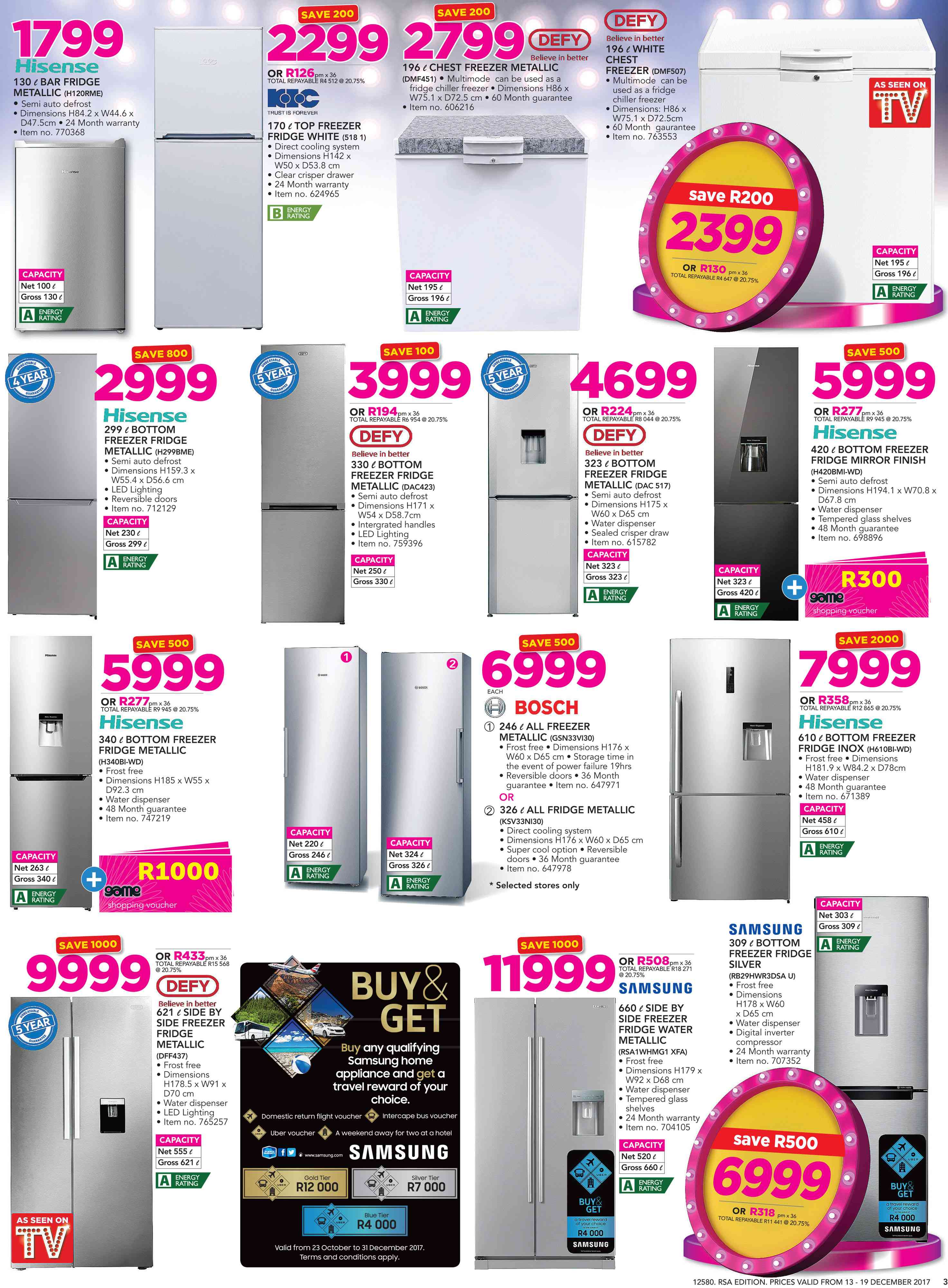 Special Defy 621Ltr Side By Side Freezer Fridge Metallic DFF437 — www ...