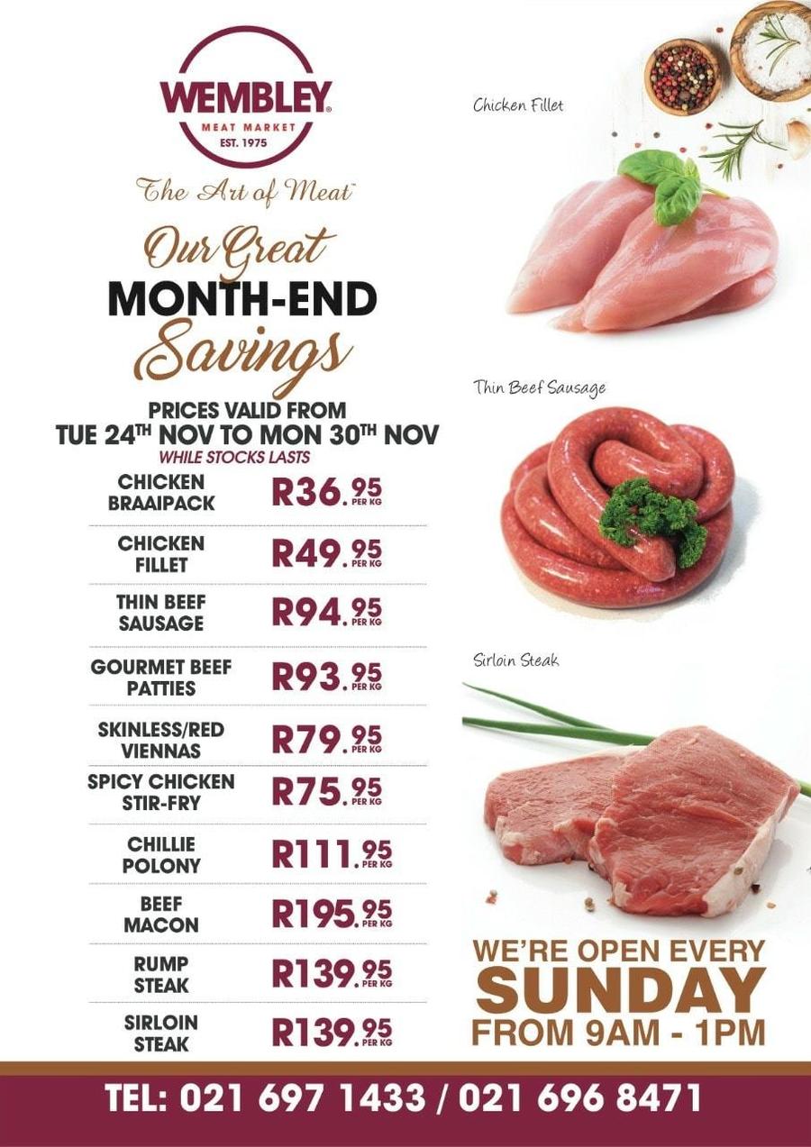 The Wembley Meat Market : Our Great Month-End Savings (24 November - 30 ...