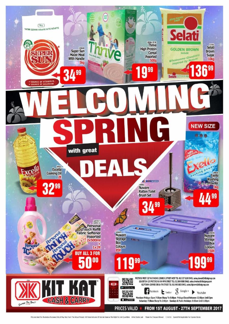 Kit Kat Cash Carry : Welcoming Spring Deals (01 Aug - 27 Sep 2017) — m ...