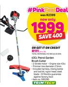Special Trimtech 43cc Petrol Garden Brush Cutter Including Harness ...