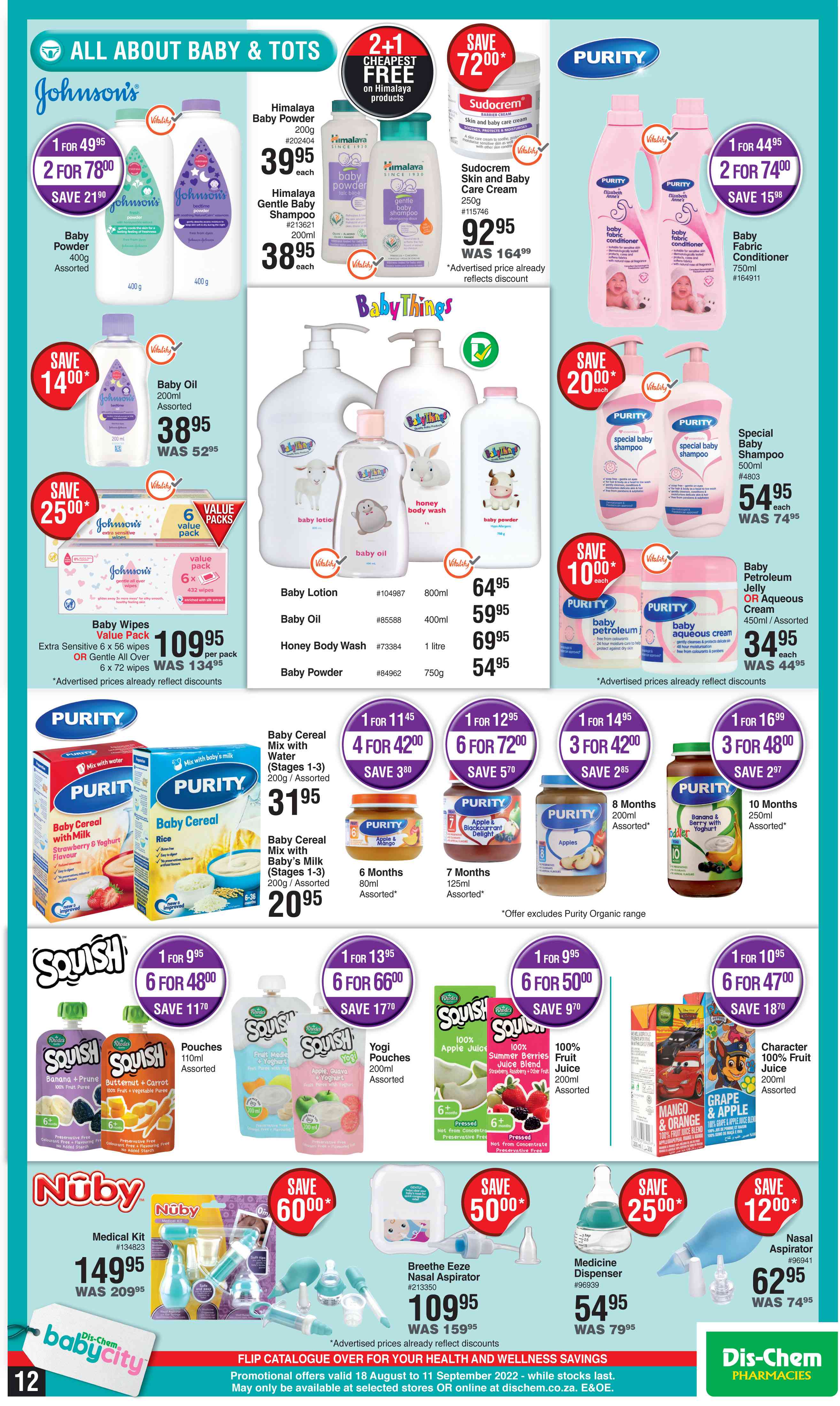 Special Purity 6 Months Assorted- For 4 x 80ml — www.guzzle.co.za