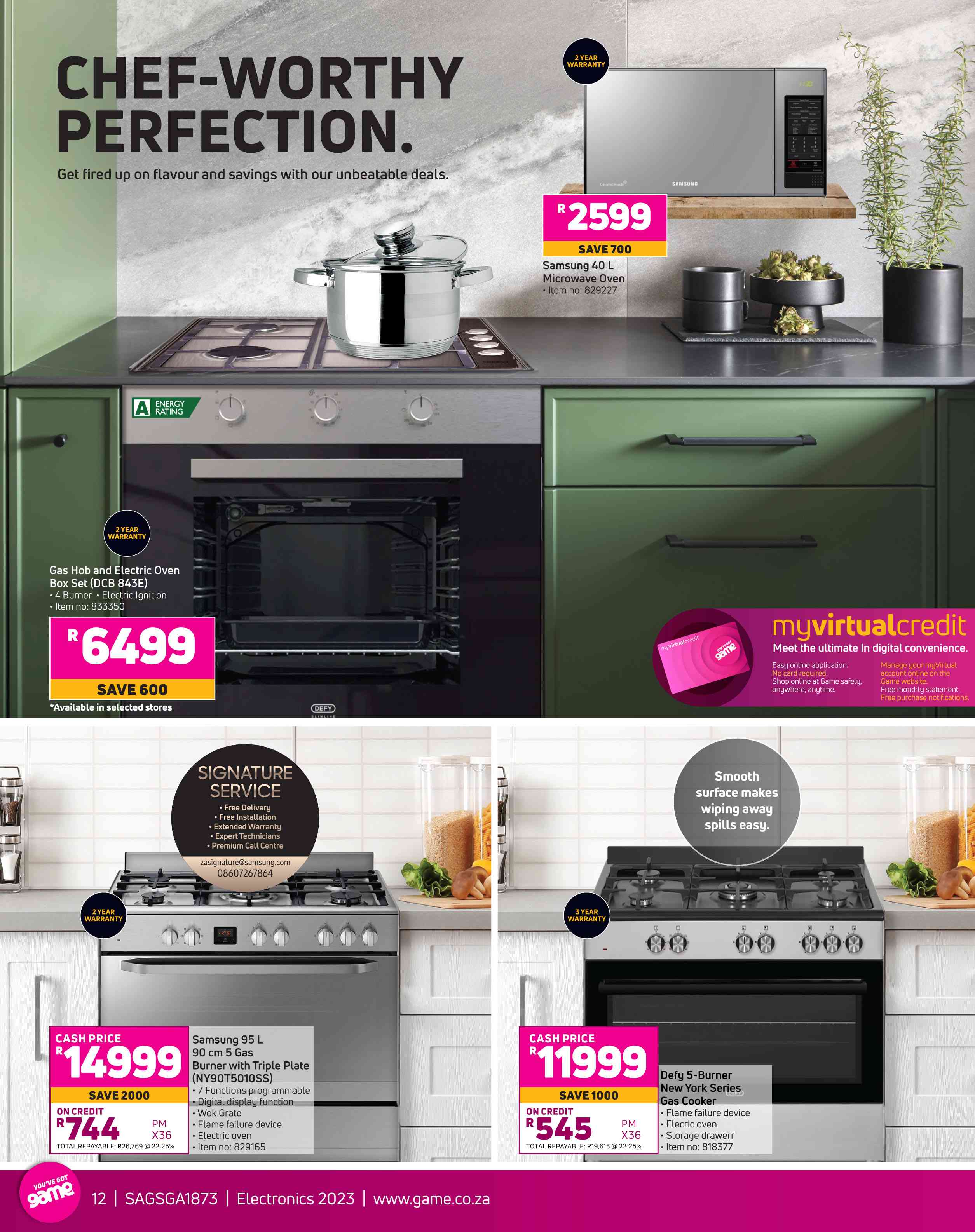 Special Defy Gas Hob And Electric Oven Box Set DCB843E Www guzzle co za