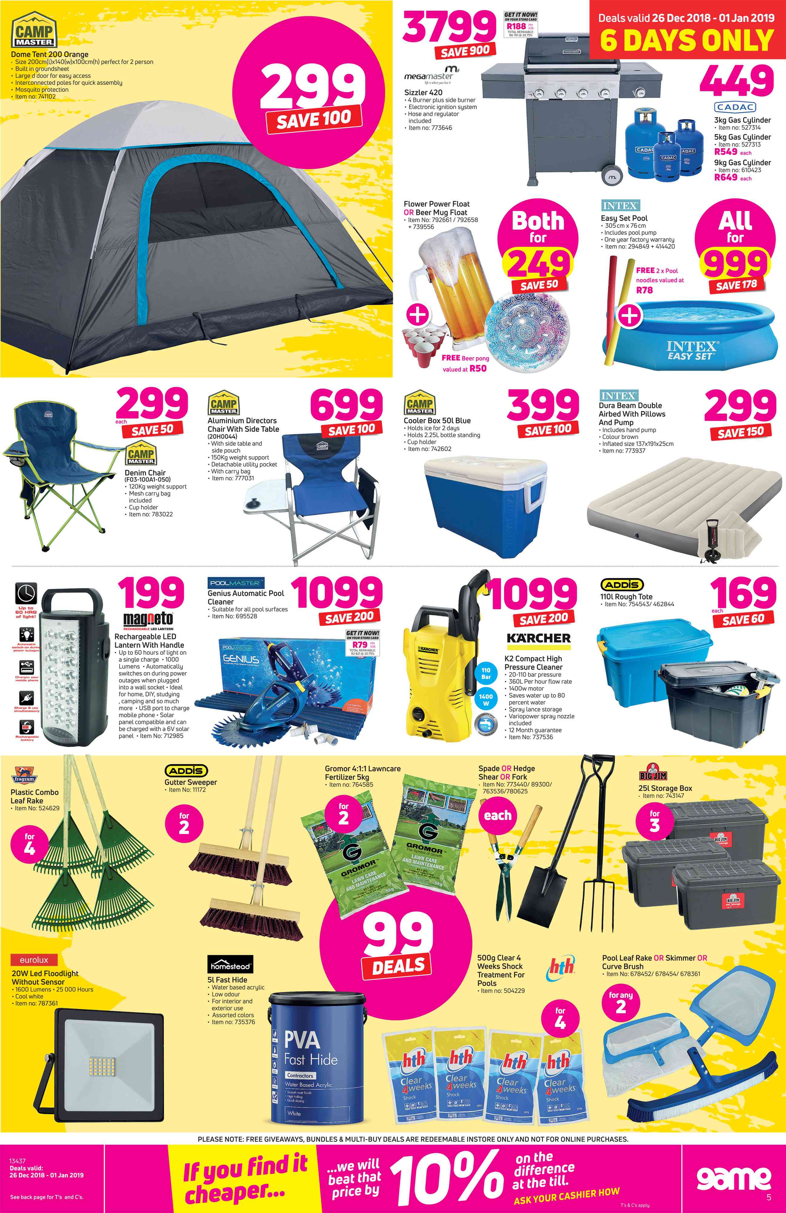 Special Pool Master Genius Automatic Pool Cleaner — www.guzzle.co.za