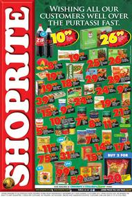 Shoprite KZN : Wishing All Our Customers Well Over The Purtassi Fast ...