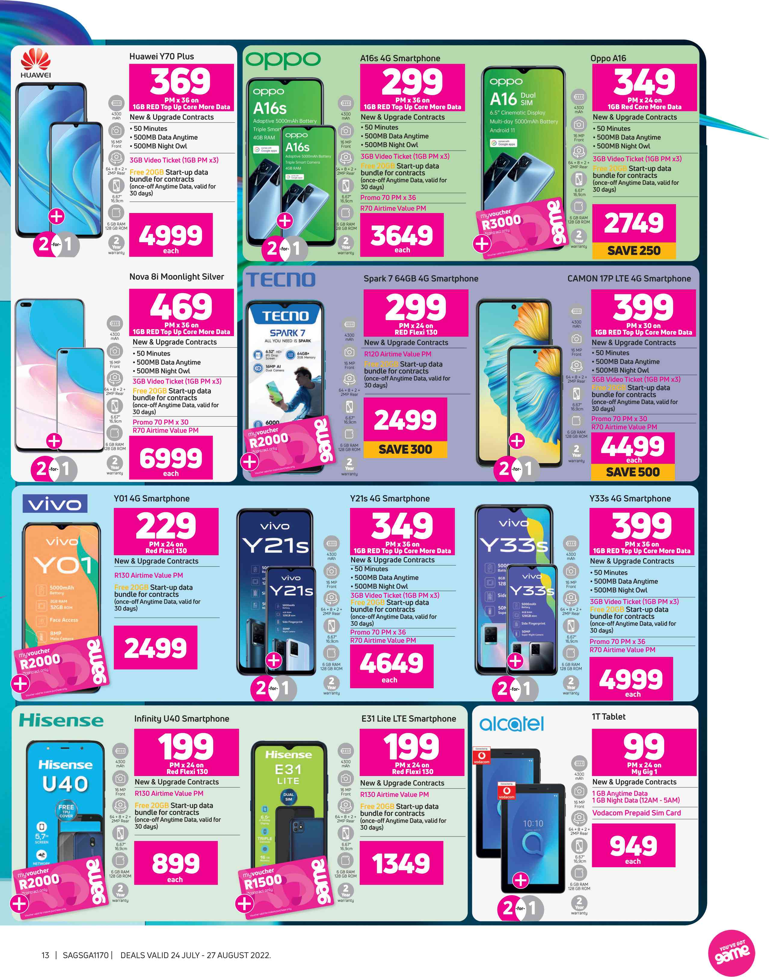 Special Hisense E31 Lite LTE Smartphone-Each — www.guzzle.co.za