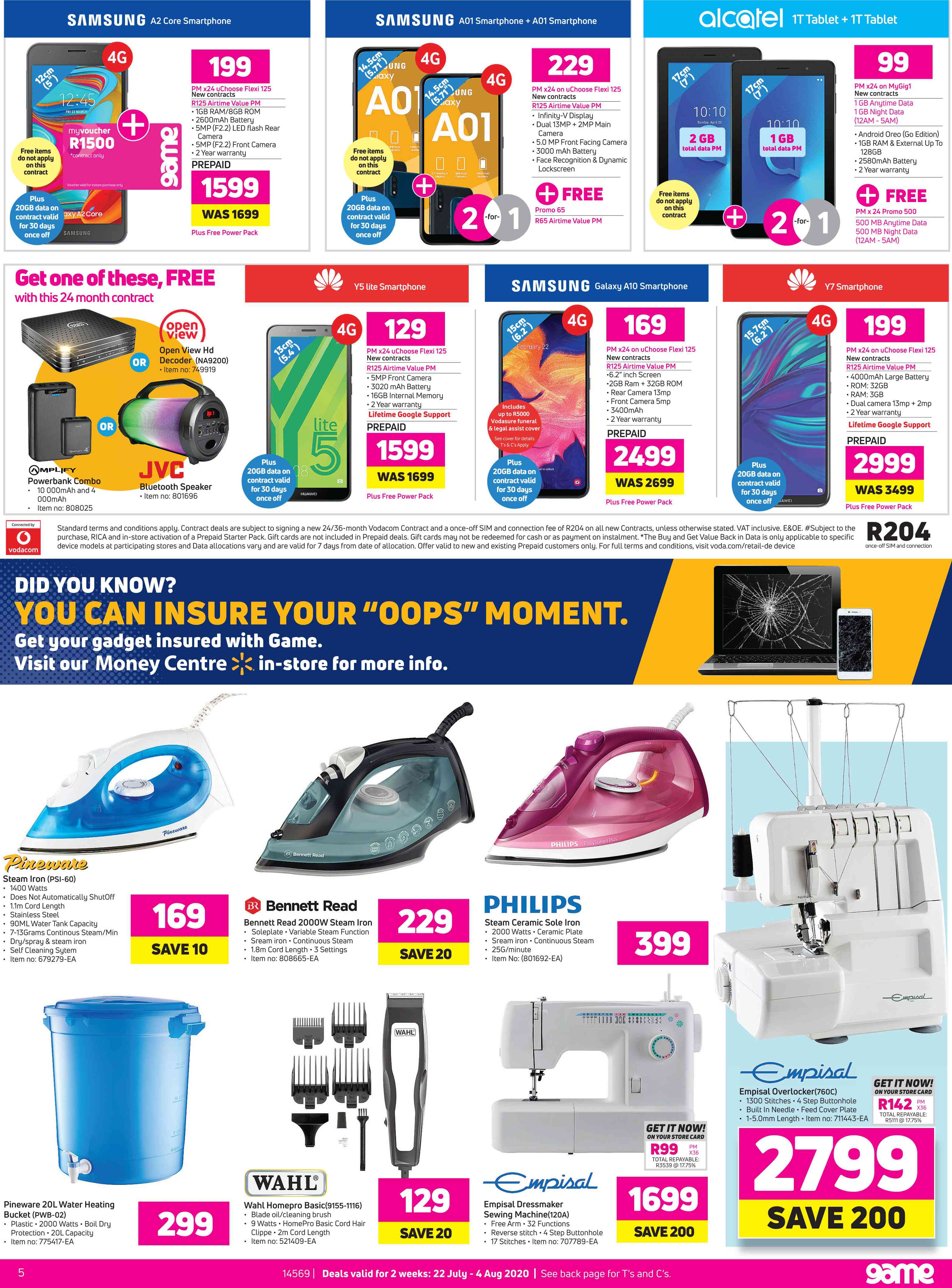 Special Bennett Read 2000W Steam Iron — www.guzzle.co.za