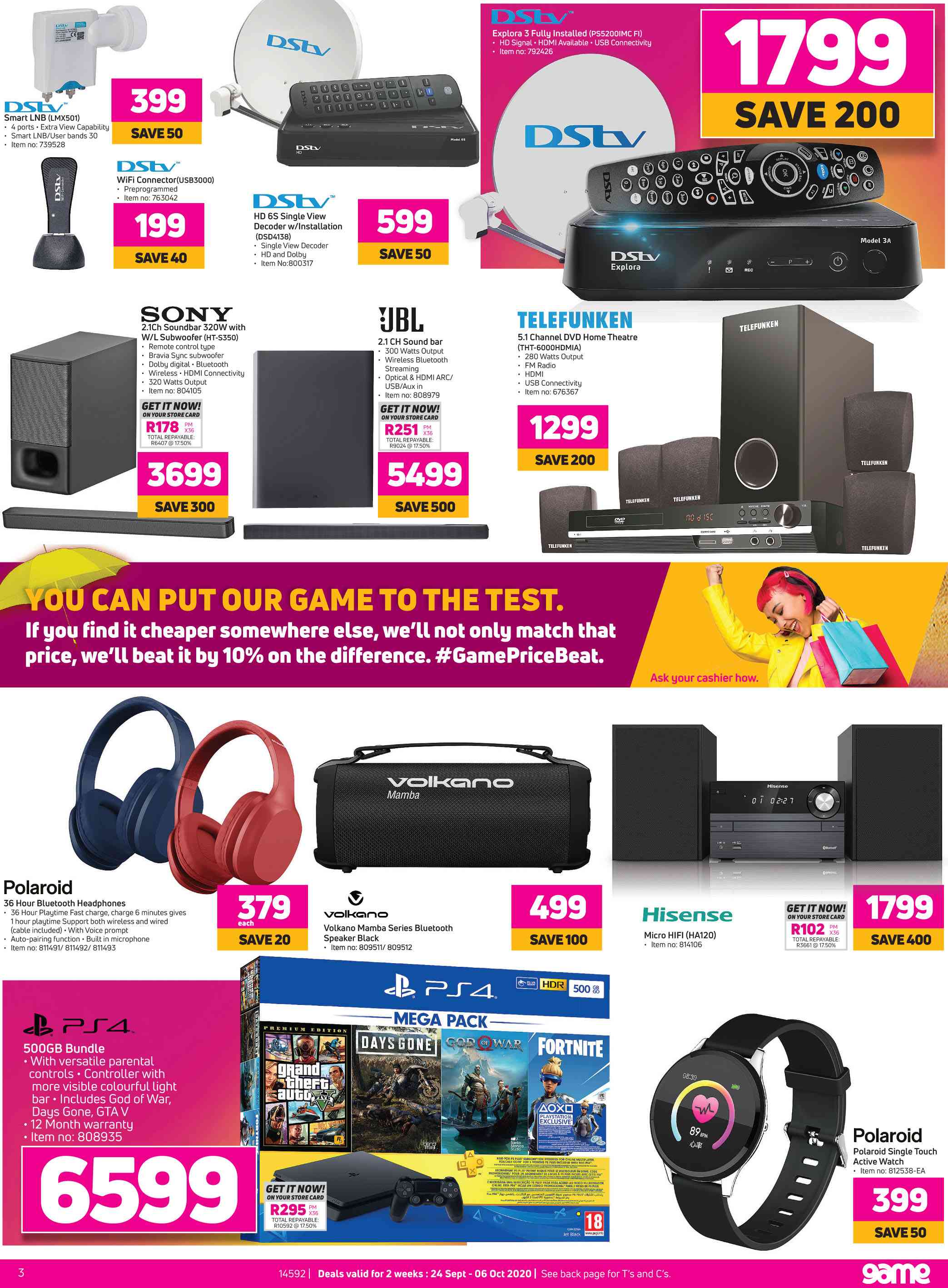 Special DSTV HD 6S Single View Decoder w/Installation DSD4138 — www ...