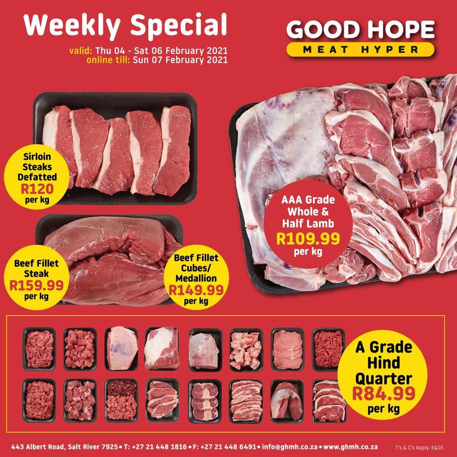Good Hope Meat Hyper : Specials (04 February - 07 February 2021) — m ...