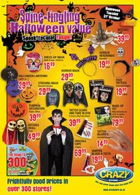 The Crazy Store : Halloween (09 Oct - 31 Oct 2017) — www.guzzle.co.za