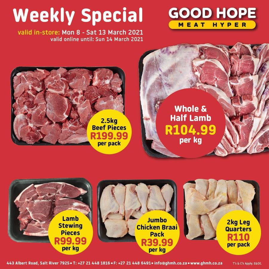 Good Hope Meat Hyper : Weekly Specials! (08 March - 14 March 2021) — m ...