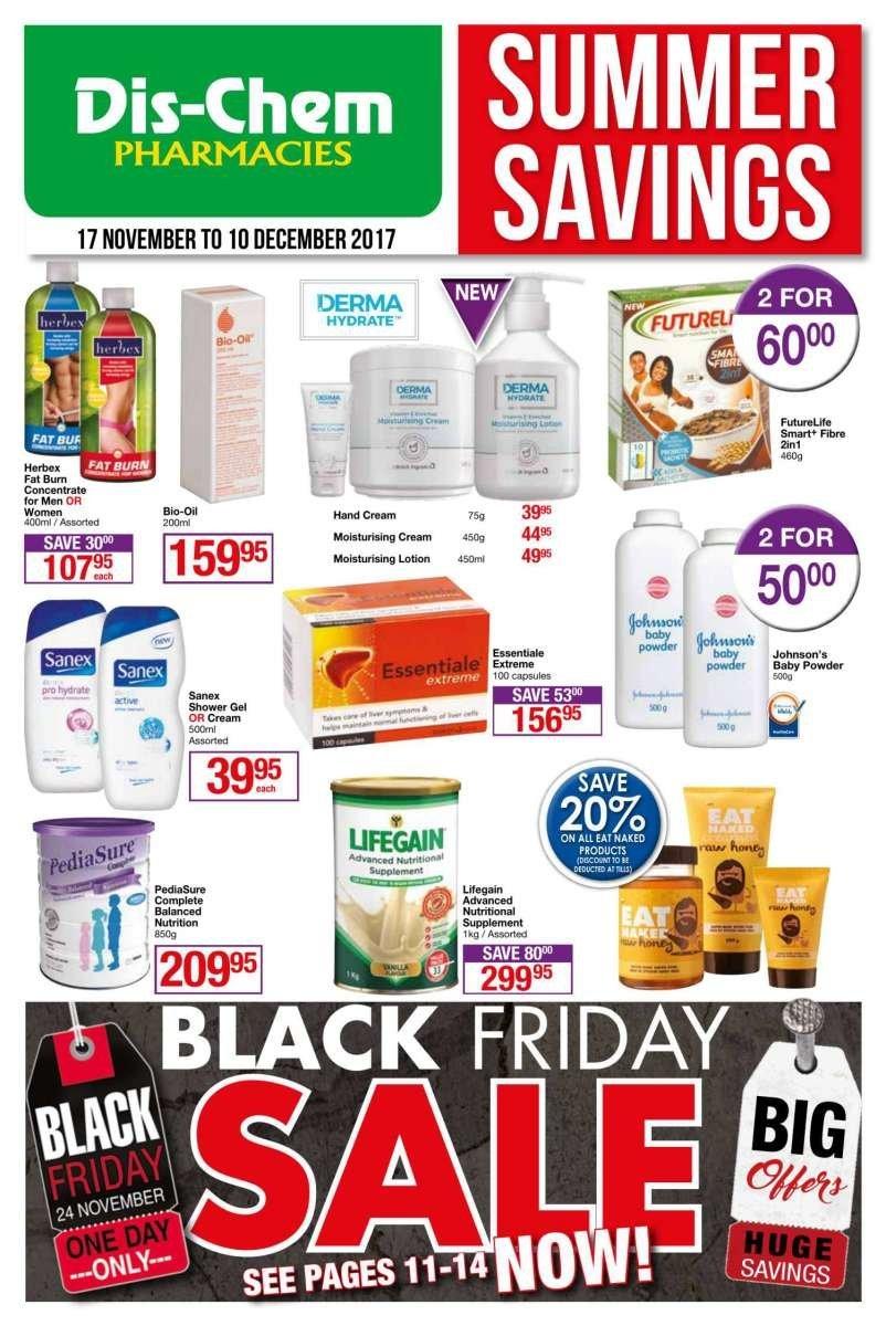 Dis-Chem : Summer Savings (17 Nov - 10 Dec 2017) — m.guzzle.co.za