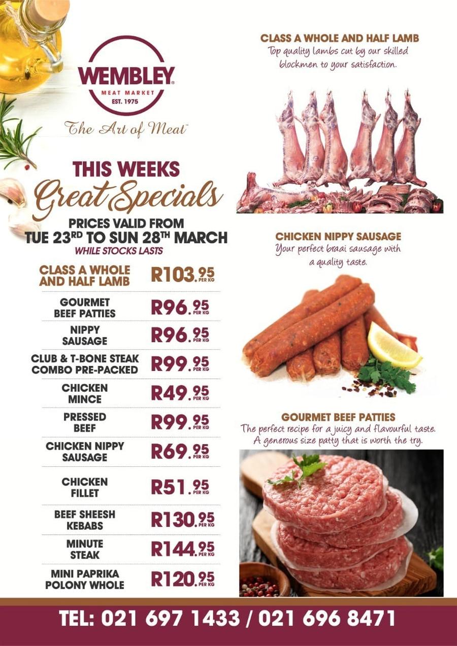 The Wembley Meat Market : Great Specials (23 March - 28 March 2021) — m ...