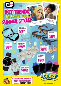 The Crazy Store : Summer Style! (01 Dec - 31 Dec 2017) — www.guzzle.co.za