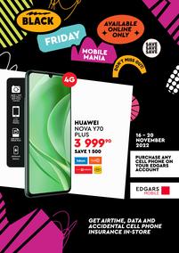 Edgars Mobile : Black Friday Mobile Mania | Online Only (16 November ...