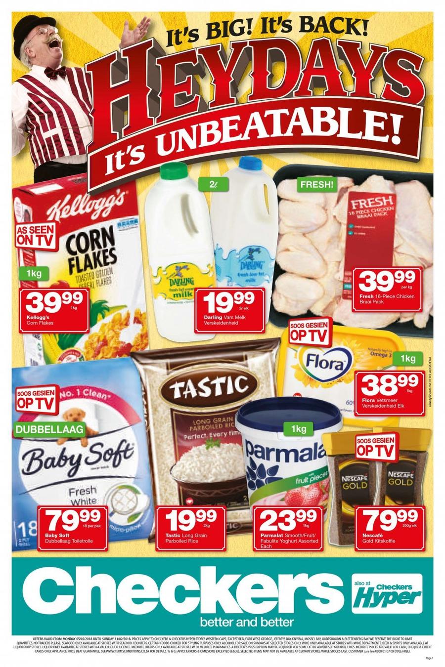 Checkers Western Cape : Heydays (05 Feb - 11 Feb 2018) — m.guzzle.co.za