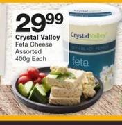 Special Crystal Valley Feta Cheese Assorted-400g Each — www.guzzle.co.za