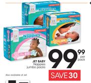 Special Jet Baby Nappies Jumbo Packs-Per Pack — www.guzzle.co.za